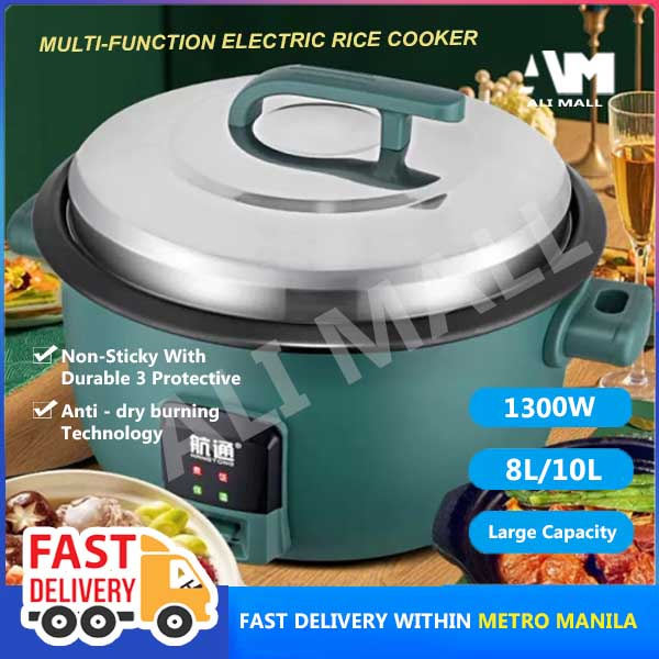 Big Electric Rice Cooker Electric Rice Cooker 8L Non Stick Rice Cooker ...