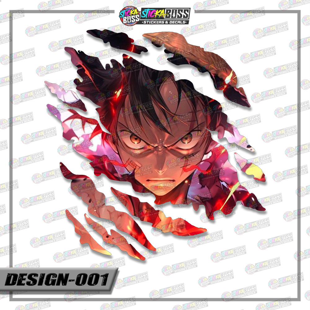 ONE PIECE PART 2 | ANIME SCRATCH STICKER【VINYL PRINTED】( LAMINATED ...