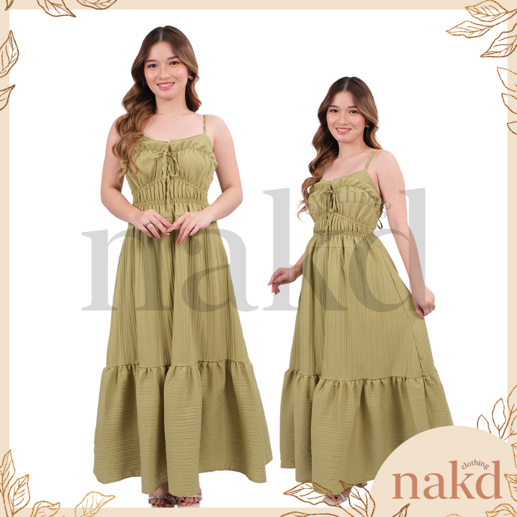 NAKD FASHION AMAIAH SEXY SELF TIE STRAPS DAILY CASUAL BASIC LAYERED ...