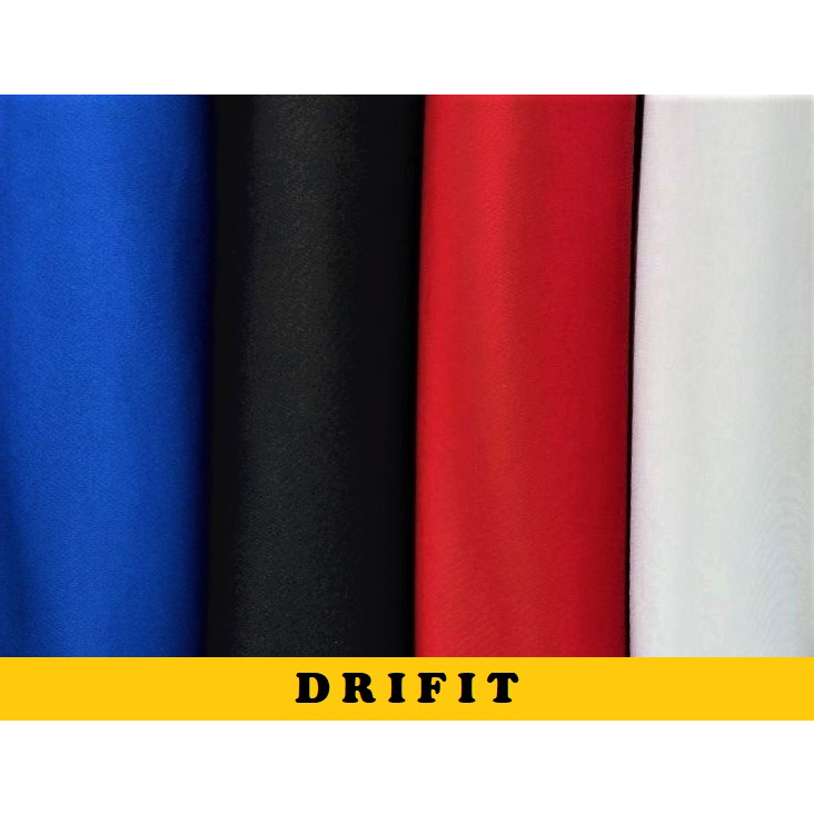 Dri-Fit Plain Fabric, Sold per 1/2 and 1 Yard ( Continuous Cut ...
