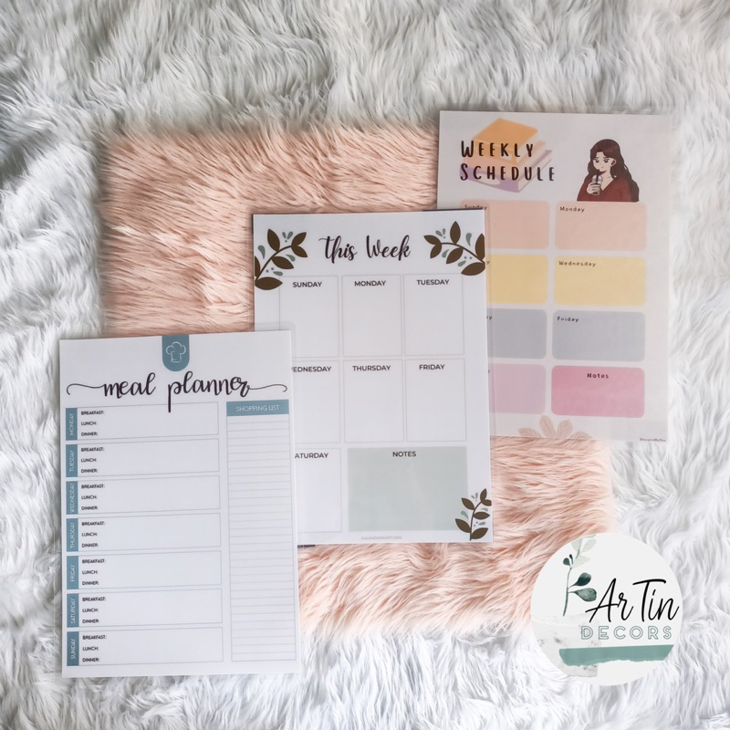 Meal Planner Ref Magnet / Reusable Weekly Menu / Ref Magnet Kitchen ...