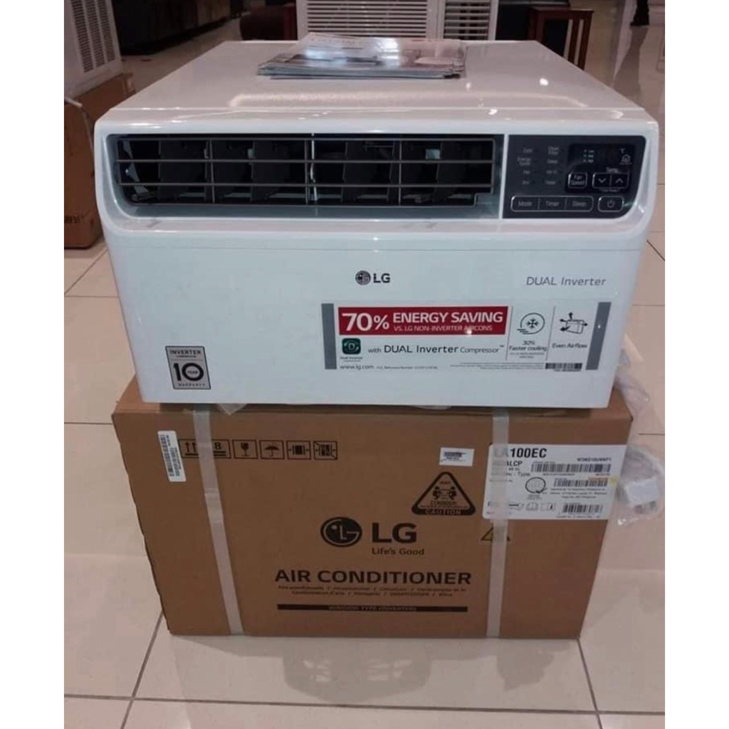 LG LA100EC 1HP DUAL INVERTER WINDOW TYPE AIRCON | Shopee Philippines