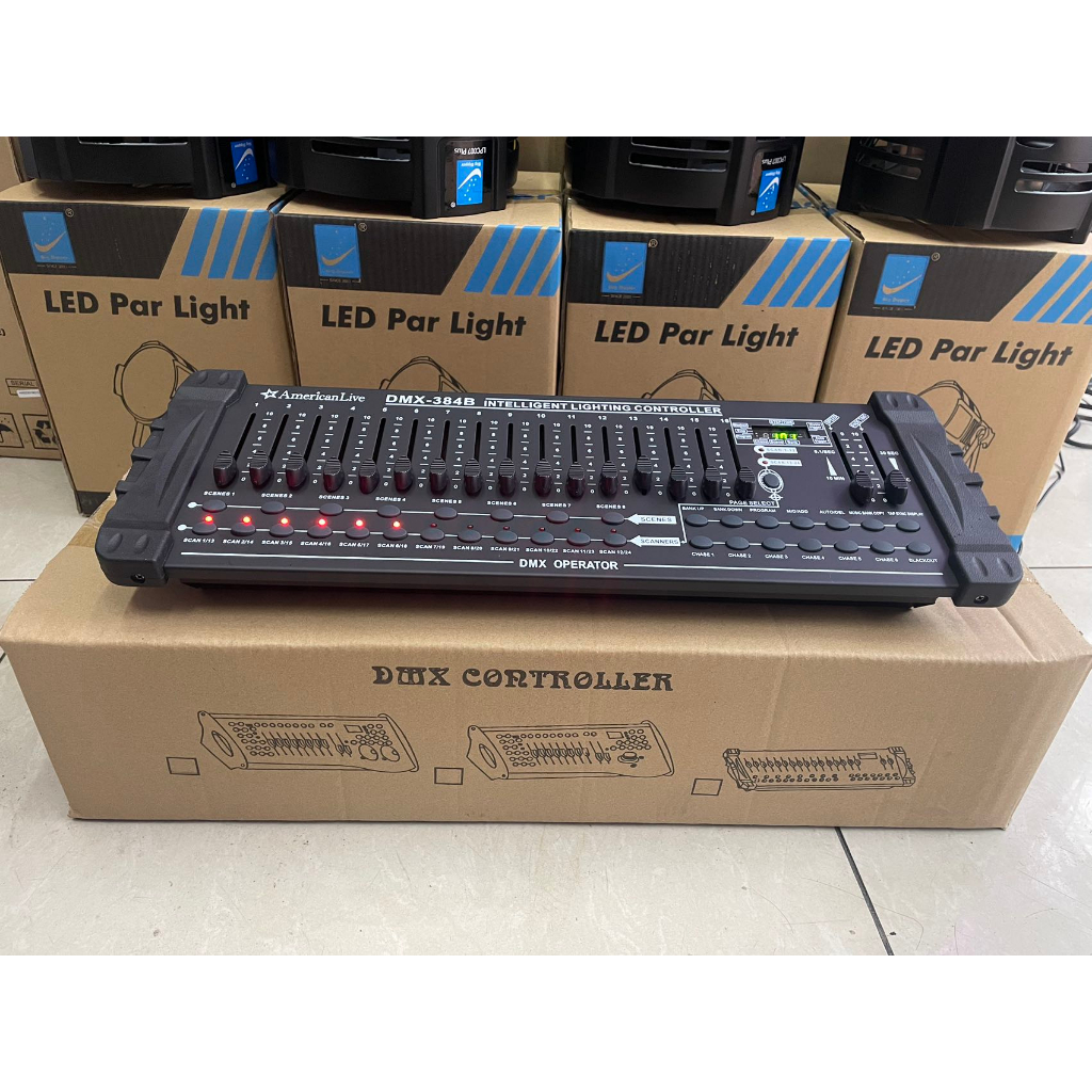 Light Console Professional controller DMX 384B/ dmx 512 | Shopee ...