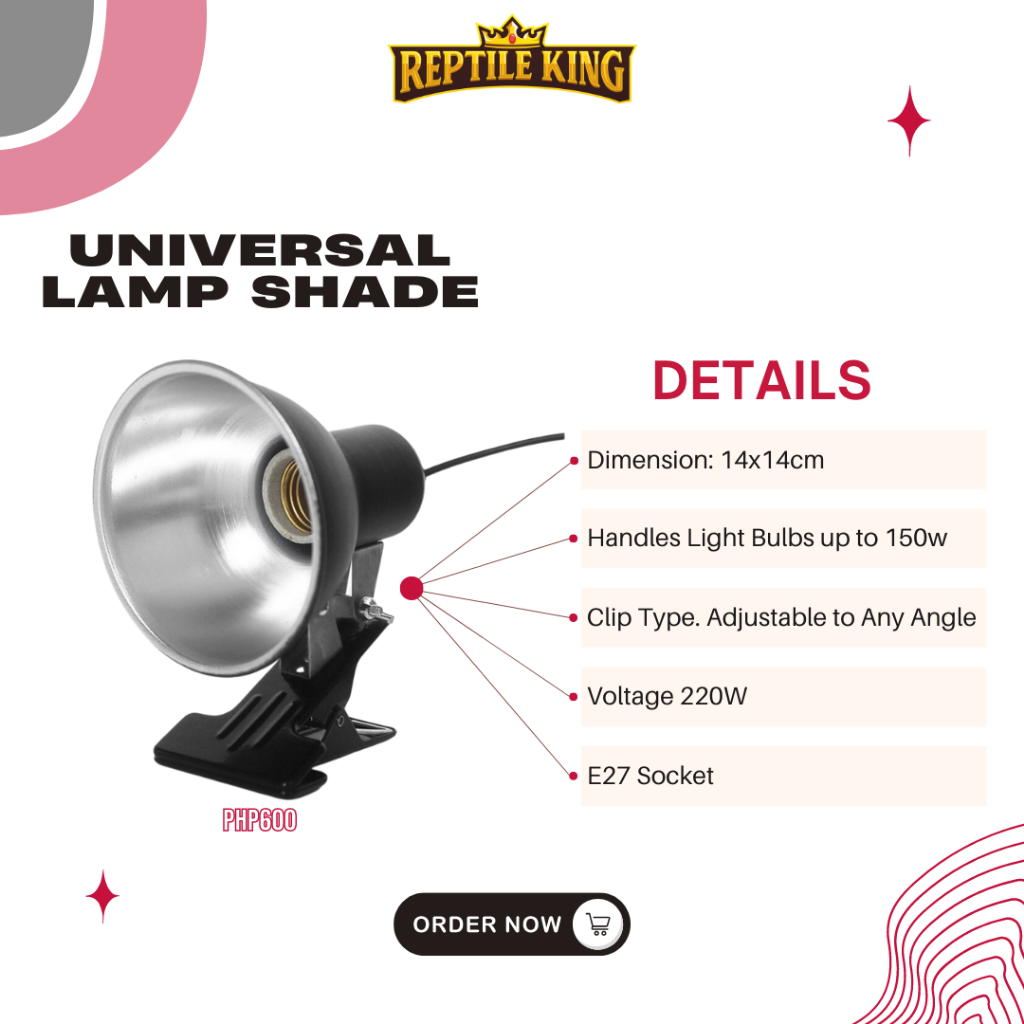 Universal Lamp Shade For Reptile Tortoise Iguana Gecko | Shopee Philippines