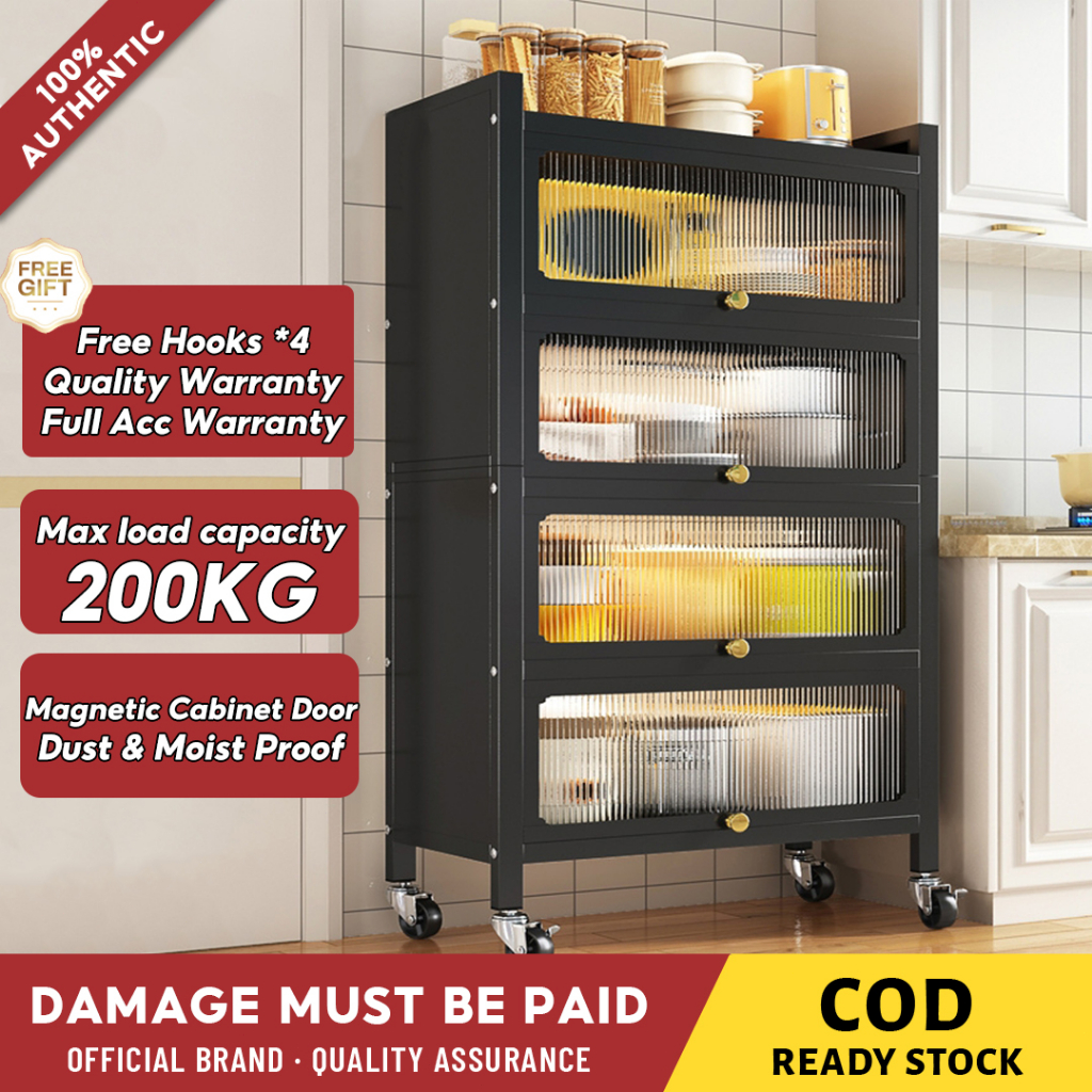 Kitchen Organizer dish cabinet plate rack with cover pantry ...