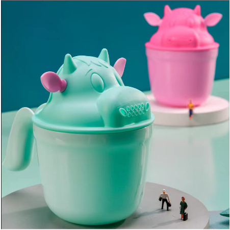 Cow Baby Bath Waterfall Rinser Kids Shampoo Rinse Cup Bath Shower ...