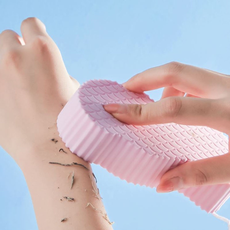 3D Exfoliante Soft Sponge Body Scrubber for Baby Adults Bath ...