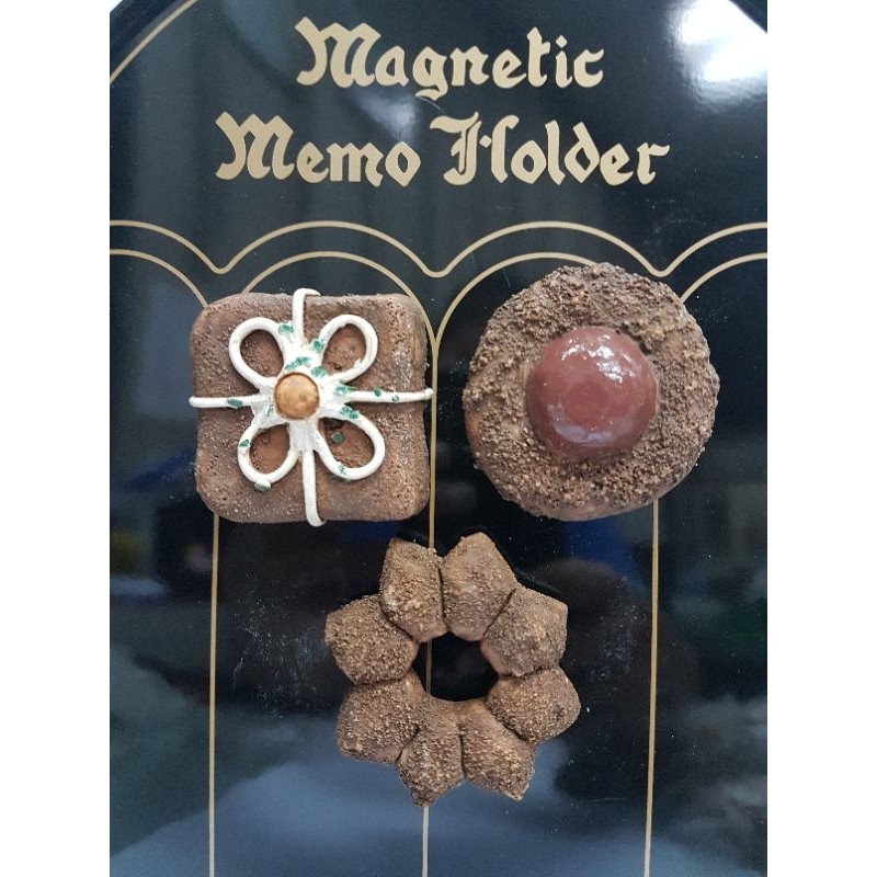 Ref magnet 3 assorted chocolate cookies set of 3pcs | Shopee Philippines