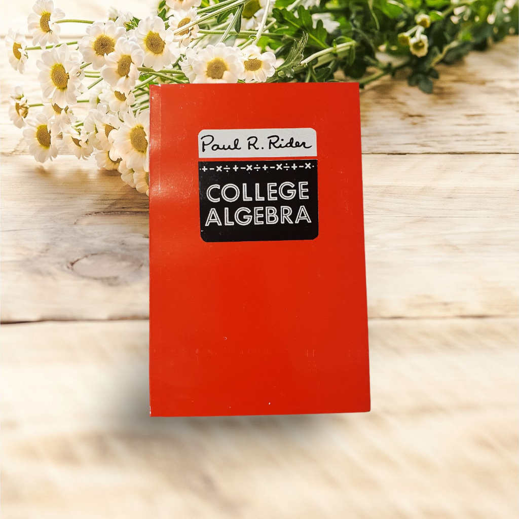 College Algebra By Paul R. Rider | Shopee Philippines