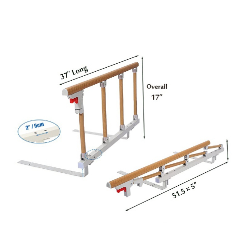 4/5 folding bed railings, elderly bed railings, crib protectors ...