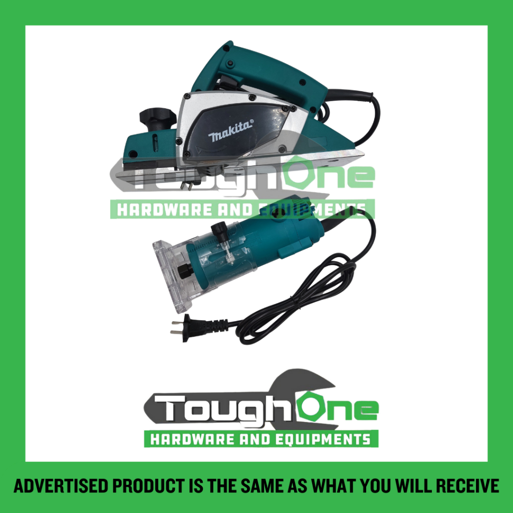 MAKITA PLANER AND WOOD TRIMMER SET WITH HARDCASE 482 | Shopee Philippines