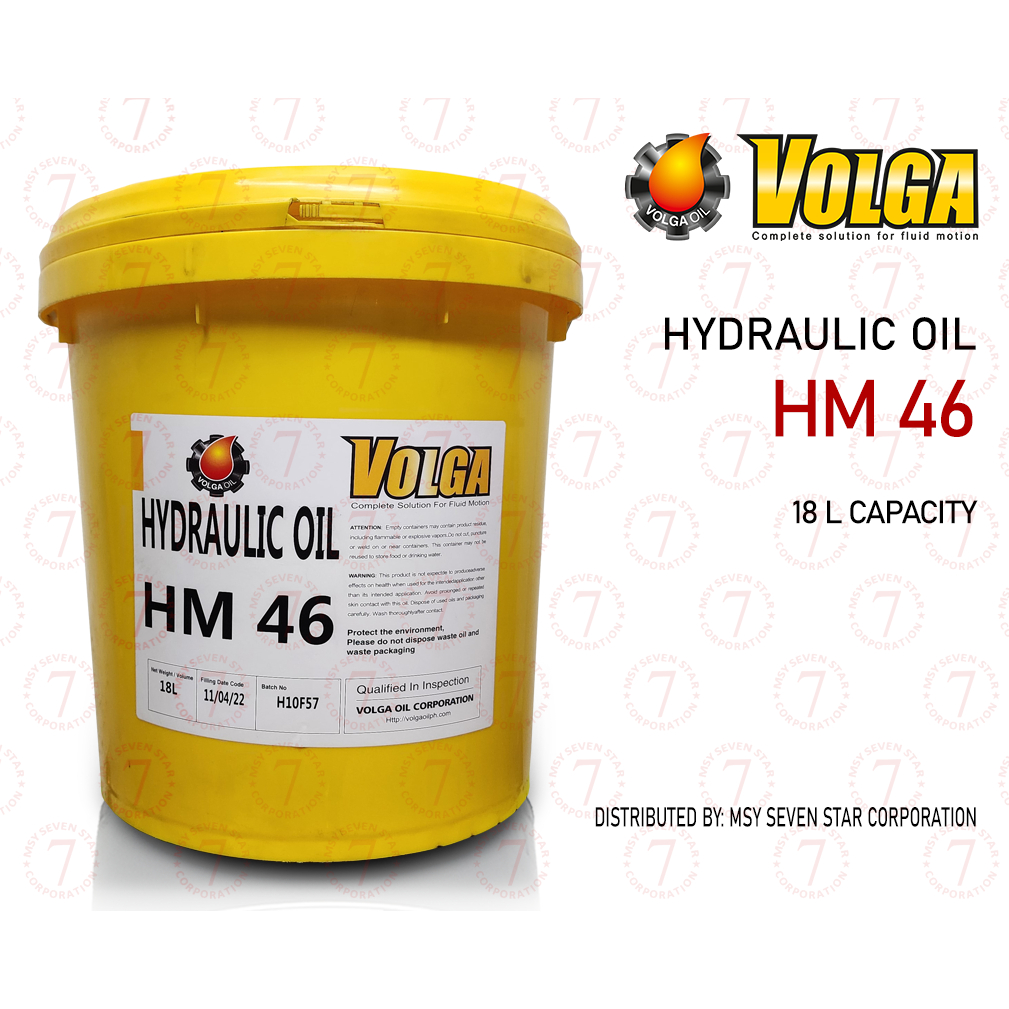 VOLGA HM46 18 Liter Heavy Duty HYDRAULIC OIL | Shopee Philippines