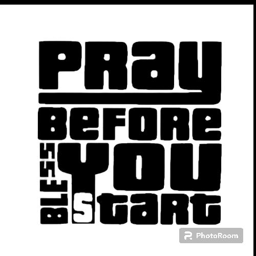 Pray before you start - Motorcycle Vinyl Sticker | Shopee Philippines