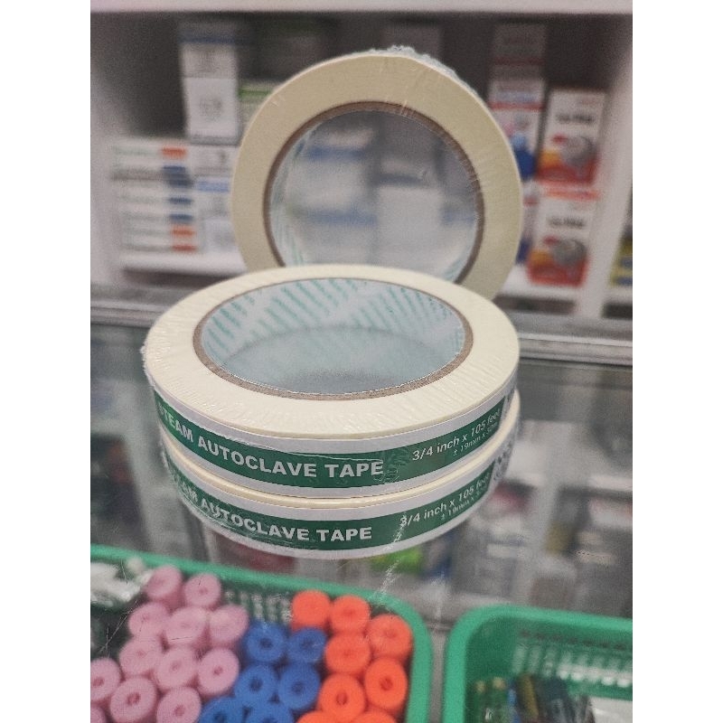 Autoclave Tape 3/4 inch x 105 feet (19mm x 32m) STEAM AUTOCLAVE TAPE ...