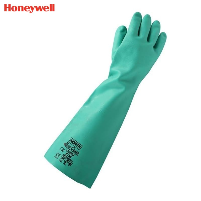 North by Honeywell Nitri-Guard Nitrile Glove 18" Chemical Glove ...