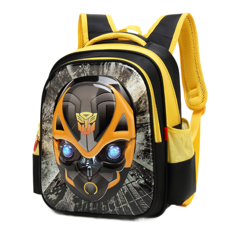Transformers Bumblebee Kid School Bag Children Bag 3D Cartoon Backpack ...