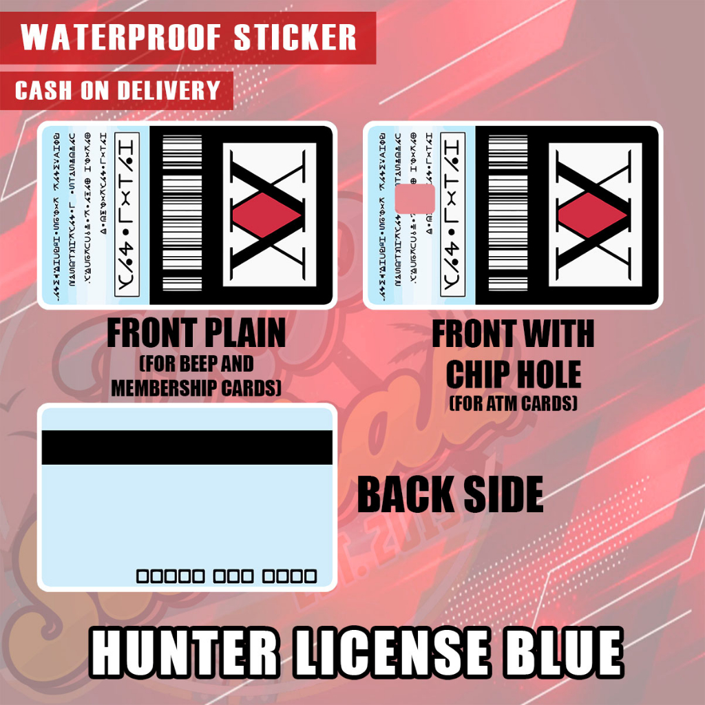 Beep/ATM Card Skin Sticker | Easy to install and removable | Shopee ...