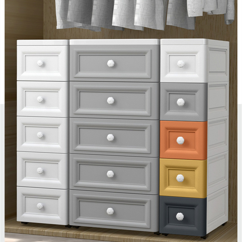 SKYNNI SN-25 3/4/5/6/7 Layer 25CM Wide European-Style Locker Chest Of ...