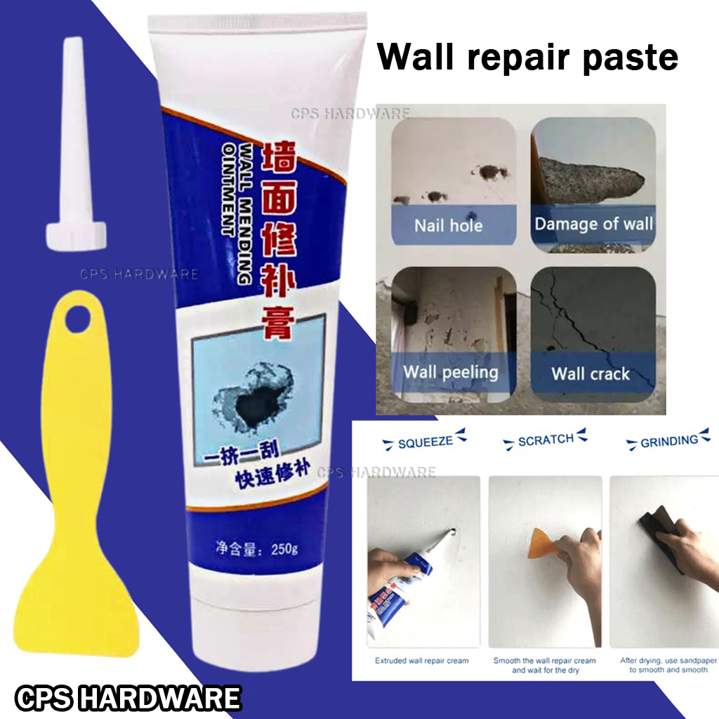 TS Original Wall Mending Paste Agent Ointment Repair Walls Holes Crack ...