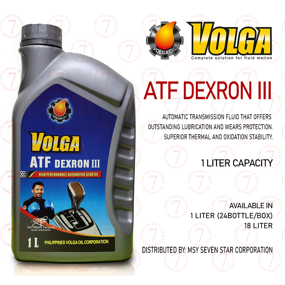 VOLGA ATF Dexron-3 1 Liter High Performance Automotive Transmission Fluid | Shopee Philippines