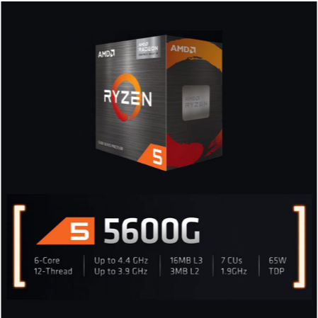 AMD Ryzen 5 5600G with MOBO Bundle Tray Type | 6 Cores 12 Threads AM4 ...
