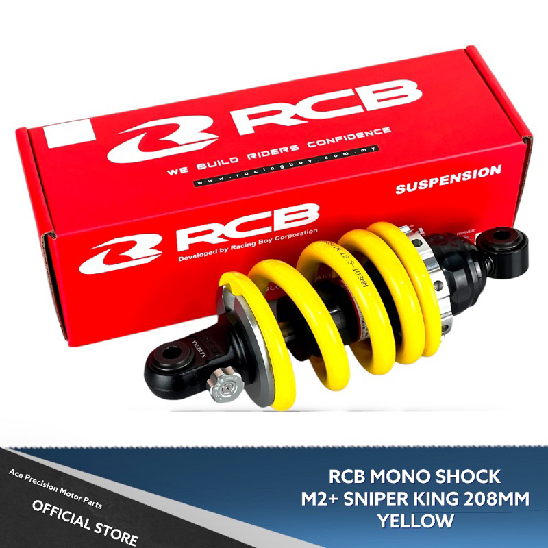 RCB SHOCK M2 + SNIPER150/155 208MM YELLOW | Shopee Philippines