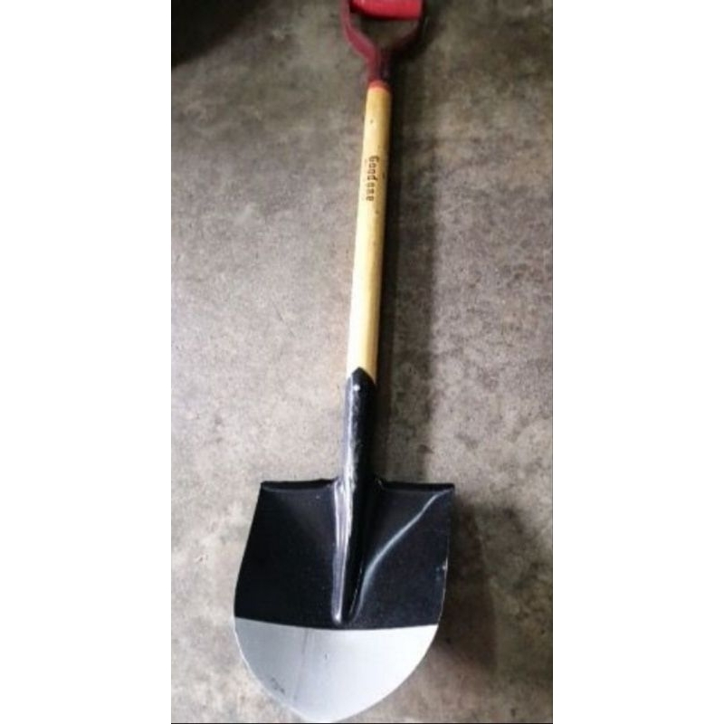 Pala/ shovel heavy duty, full metal / wood handle, full metal head ...