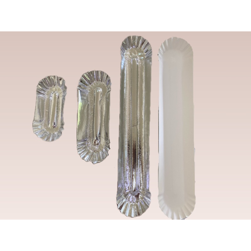 Kikiam Hotgod Footlong Tray, Silver and Oil proof, thick paper | Shopee ...