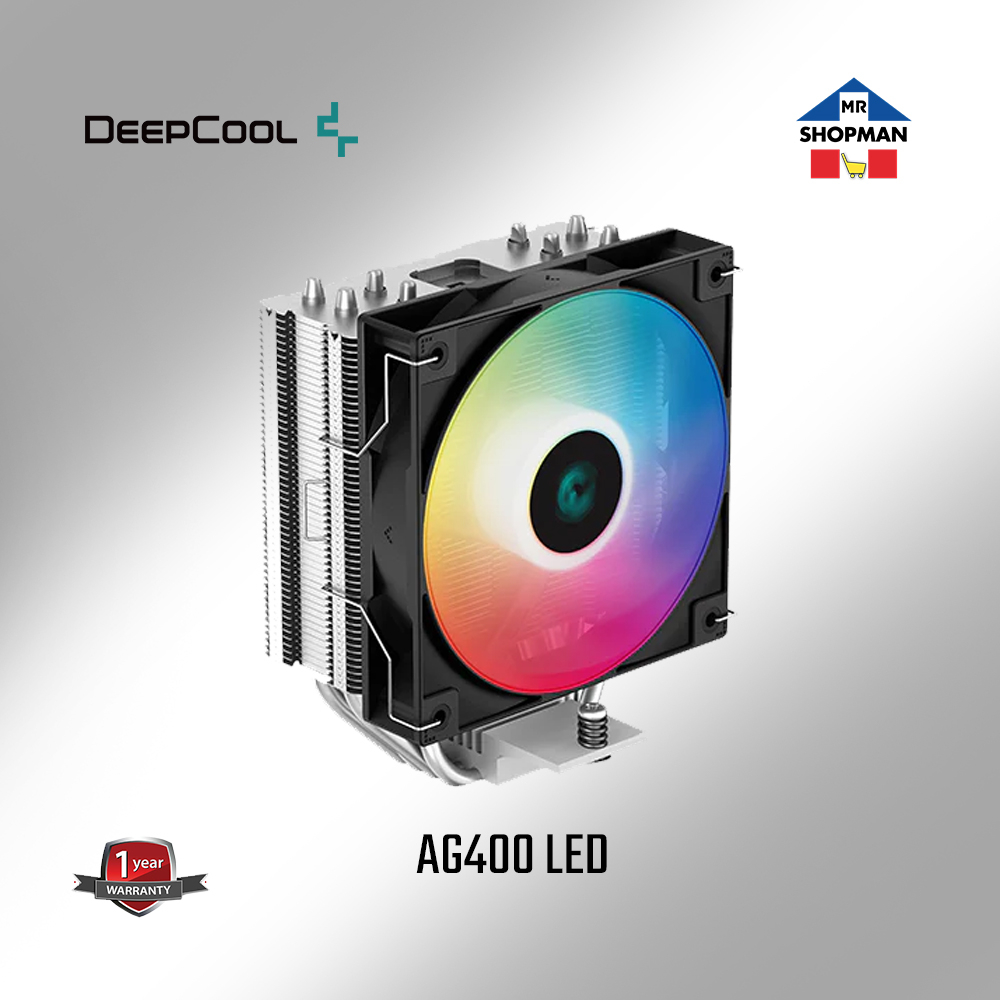 Deepcool AG400 Led / Plus / Argb / Black & White Air Cooler CPU Fan ...