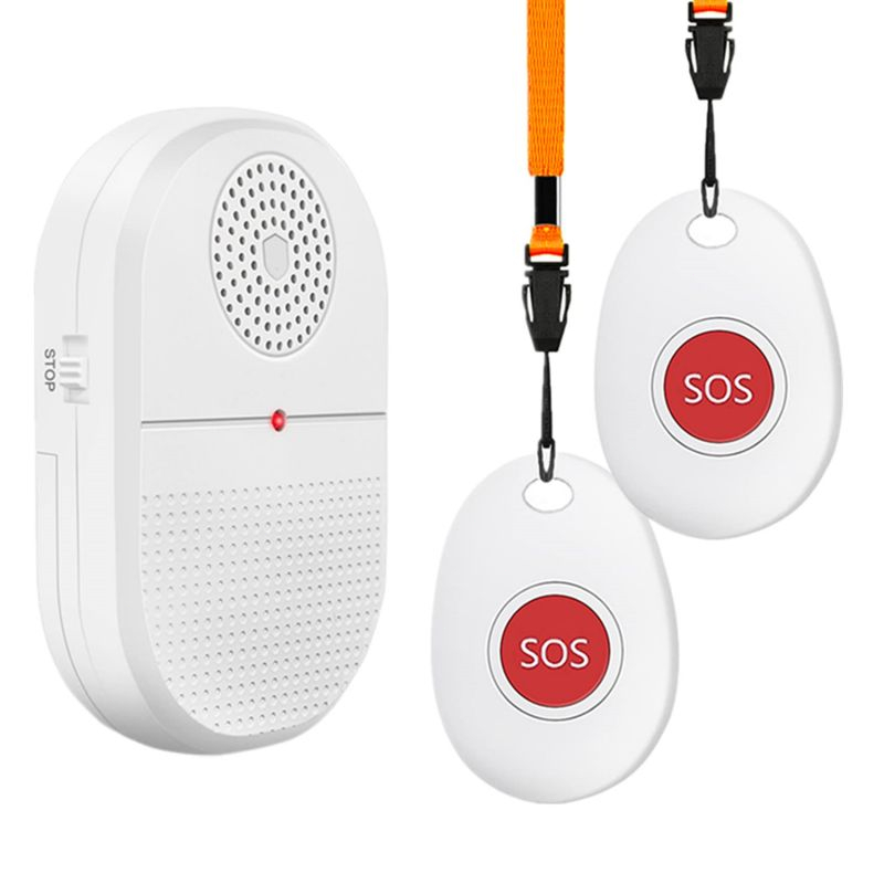 CallToU Wireless Vibrating Pager Emergency Buzzer SOS Bell Caregiver ...