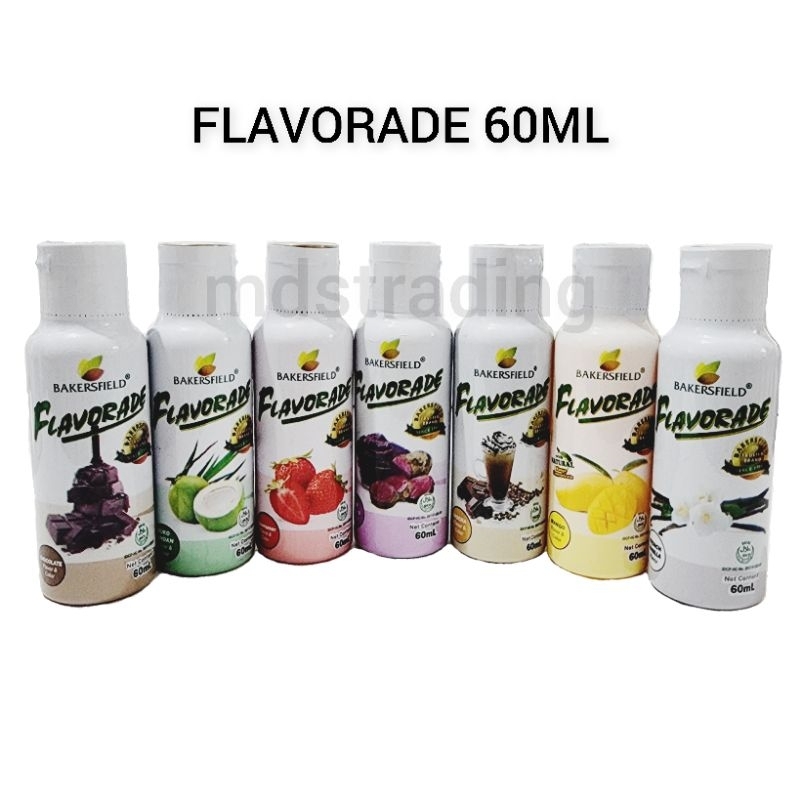 FLAVORADE 60ML Bakersfield Flavocol Flavoring Baking Coffee Syrup Cake Cupcake Coloring | Shopee ...