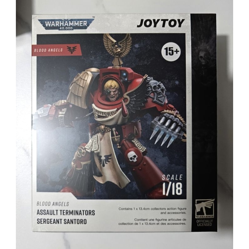 Joytoy Warhammer 40k Blood Angels Assault Terminators Sergeant Santoro ...