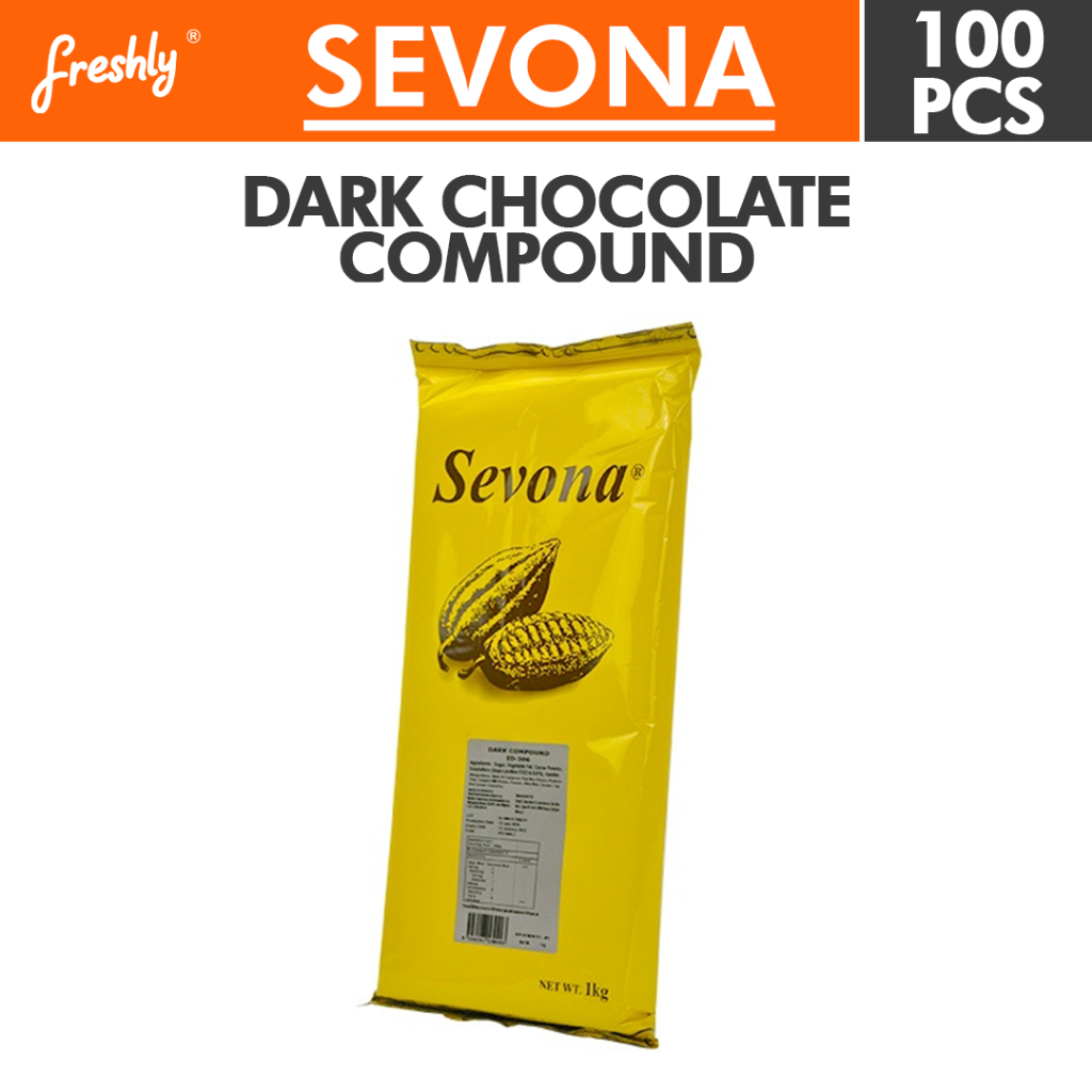 Sevona Dark Chocolate Compound 1kg | Shopee Philippines