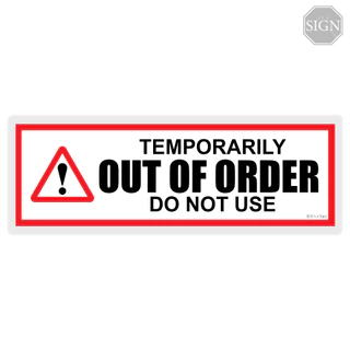 Shop out of order signage for Sale on Shopee Philippines