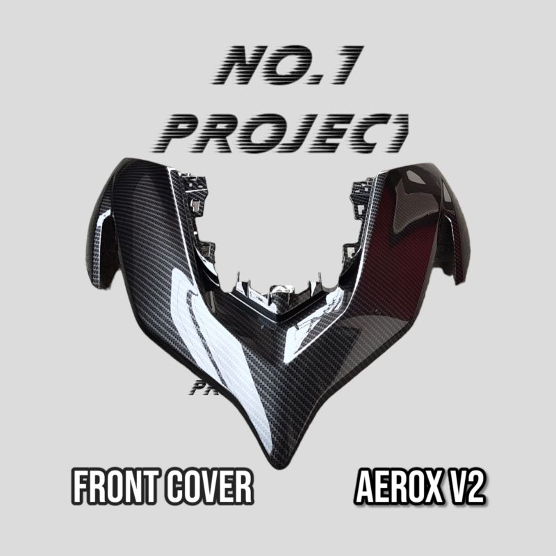 Aerox v2 Front cover Carbon big u Aerox v2 | Shopee Philippines