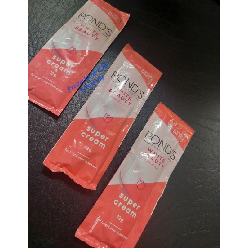 POND'S WHITE BEAUTY w/ GLUTA-BOOST for Normal Skin SUPER CREAM 7.5g ...