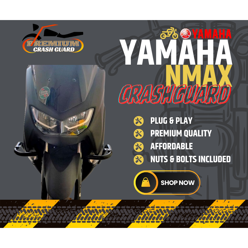 NMAX 155 Half Premium Crash Guard | Shopee Philippines