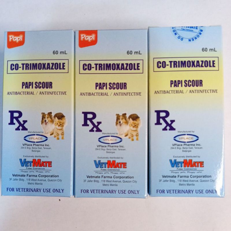 PAPI SCOUR Suspension Anti-Diarrheal for Cats and Dogs 60ml with FREE ...