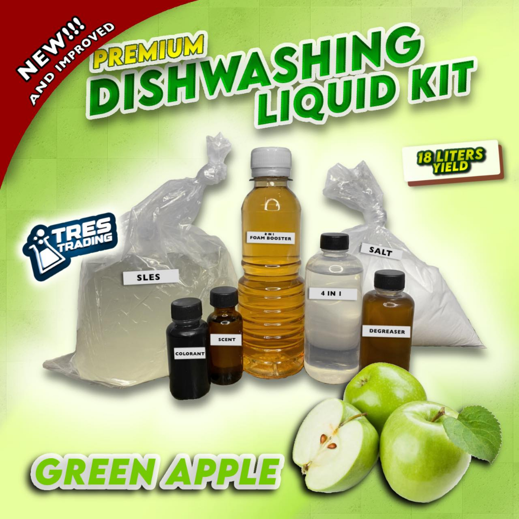 DIY DISHWASHING LIQUID KIT (18 Liters Yield) | Shopee Philippines