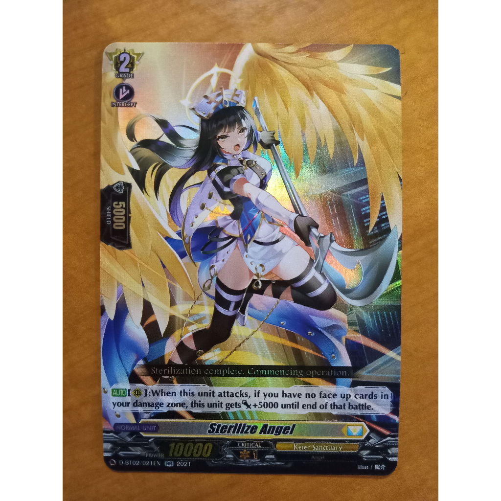 CFV Sterilize Angel RR D-BT02 Keter Sanctuary Cardfight Vanguard English | Shopee Philippines