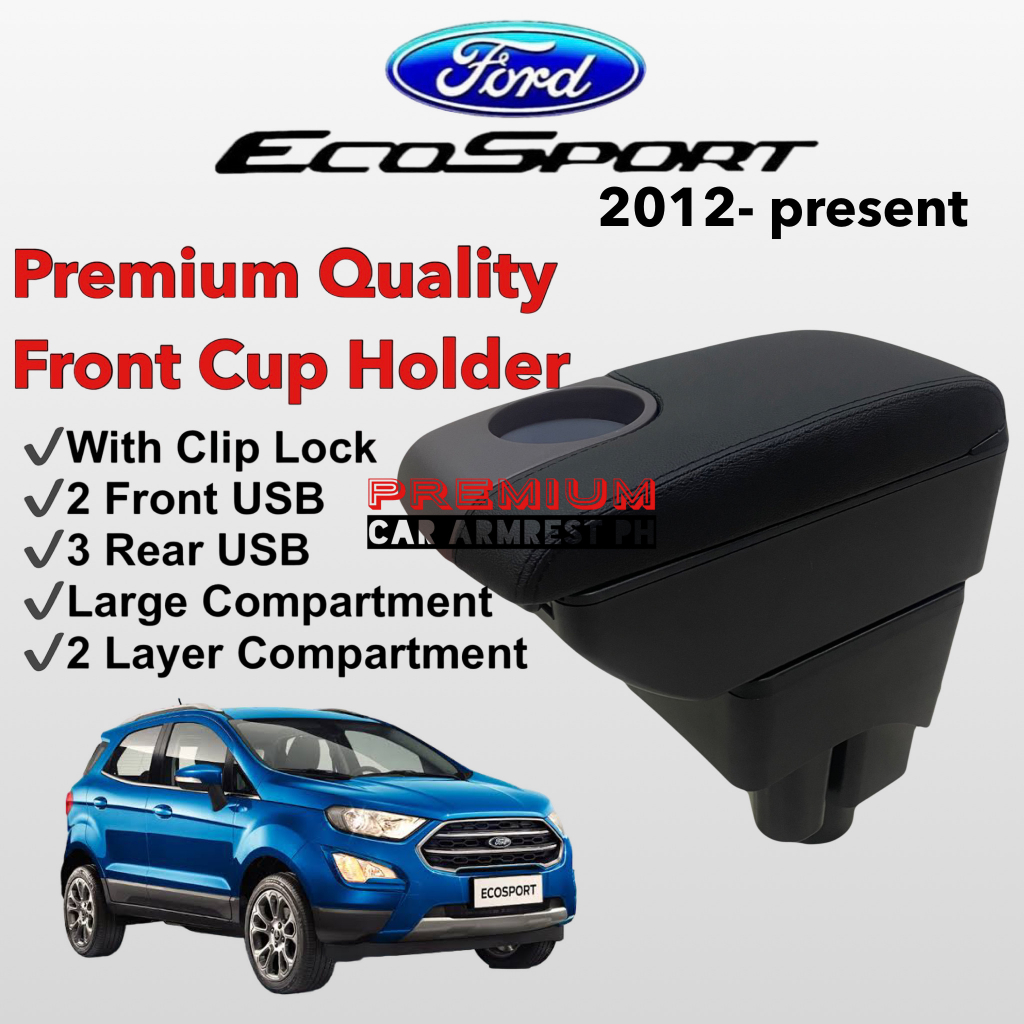 Ford EcoSport Premium Front Cup Holder Armrest | Shopee Philippines