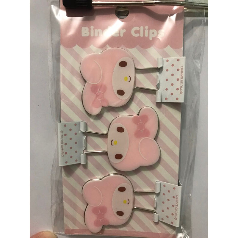 Original Sanrio Binder Clips Kuromi My Melody Pompompurin Cinnamoroll ...