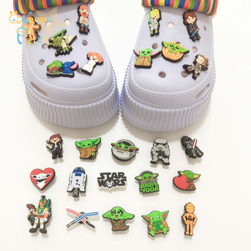 Star Wars Alien Cartoon Anime Jibbitz Shoe Accessories DIY For Shoe ...