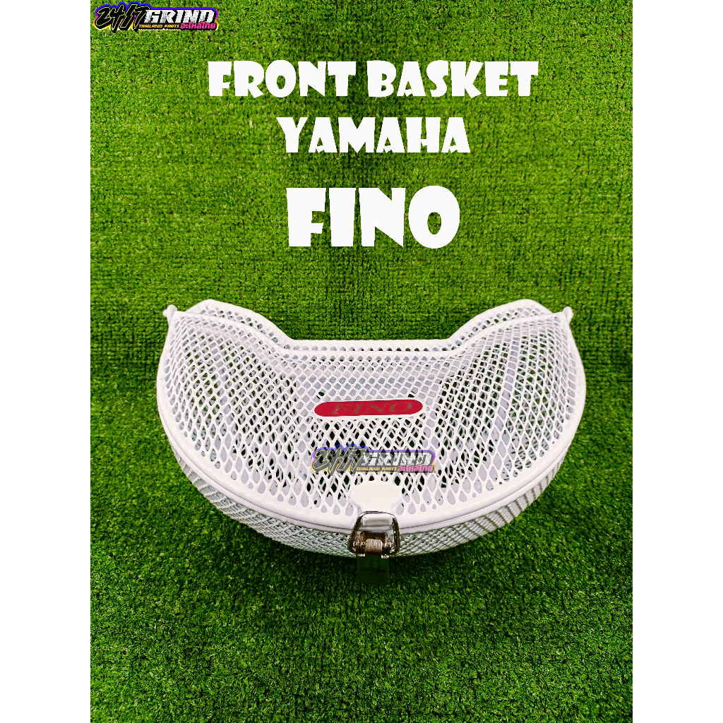 FRONT BASKET SET YAMAHA FINO MADE IN THAILAND WHITE | Shopee Philippines