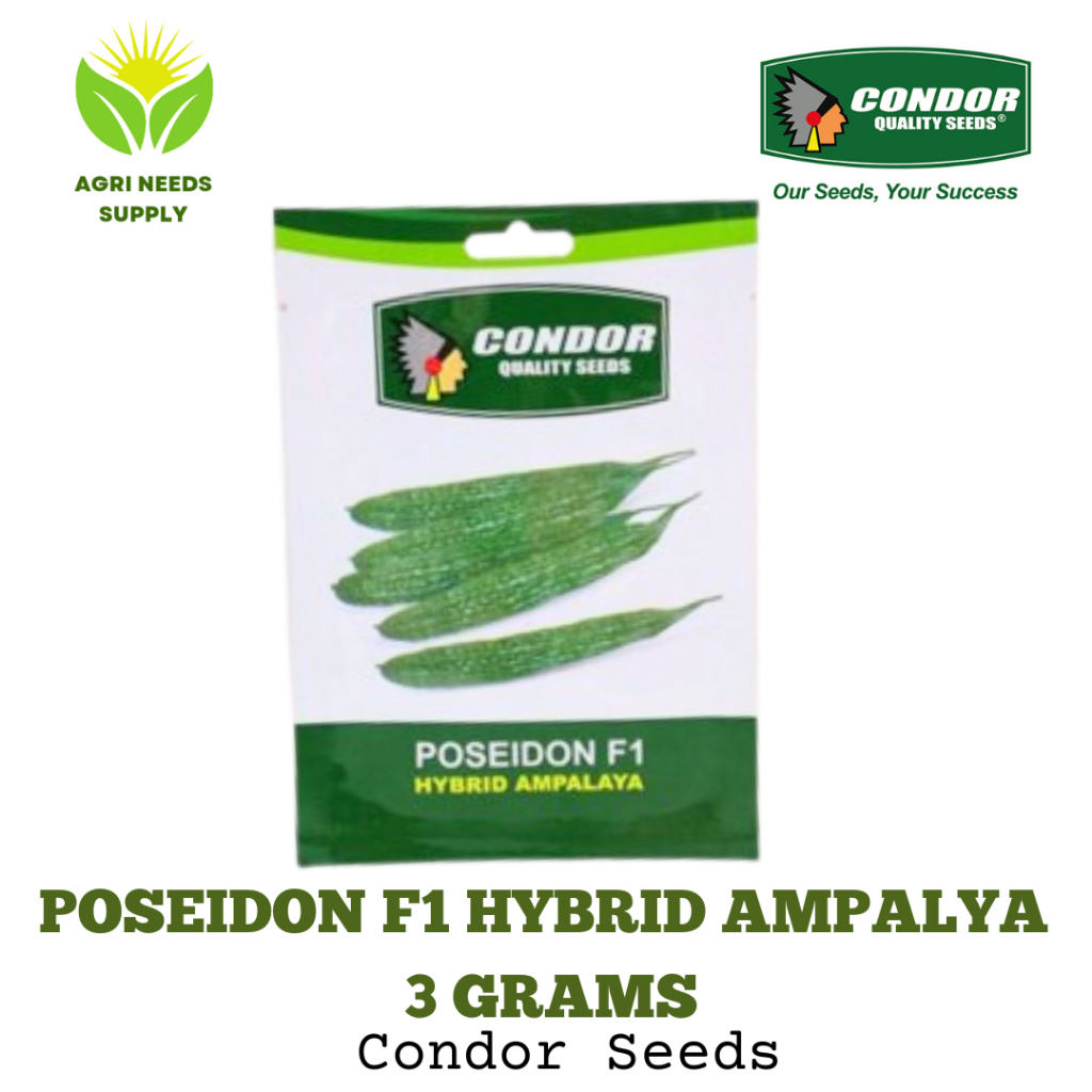 Poseidon F1 '' Hybrid Ampalaya '' Condor Sachet ( 3gms ) | Shopee ...