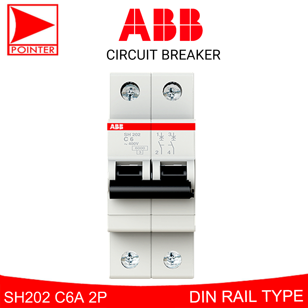 ABB Din Rail Type Circuit Breakers SH202 | Shopee Philippines