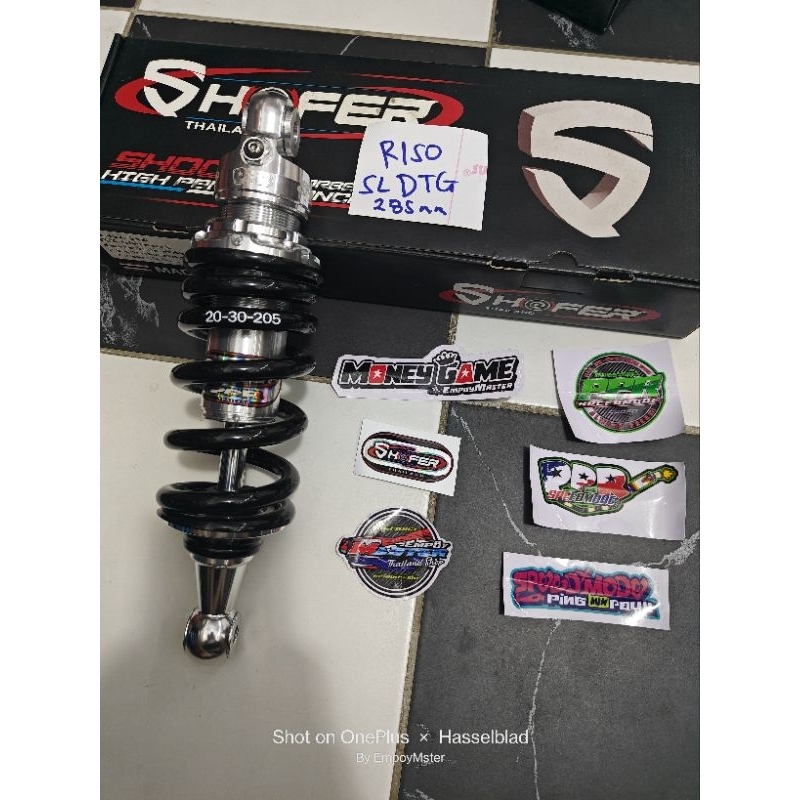 FREE sticker SHAFER Mono Shock Suspension RAIDER 150 Carb/Fi 285mm ...