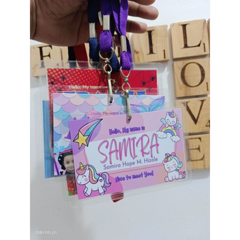 Personalized Laminated Nametag/Nameplate | Shopee Philippines