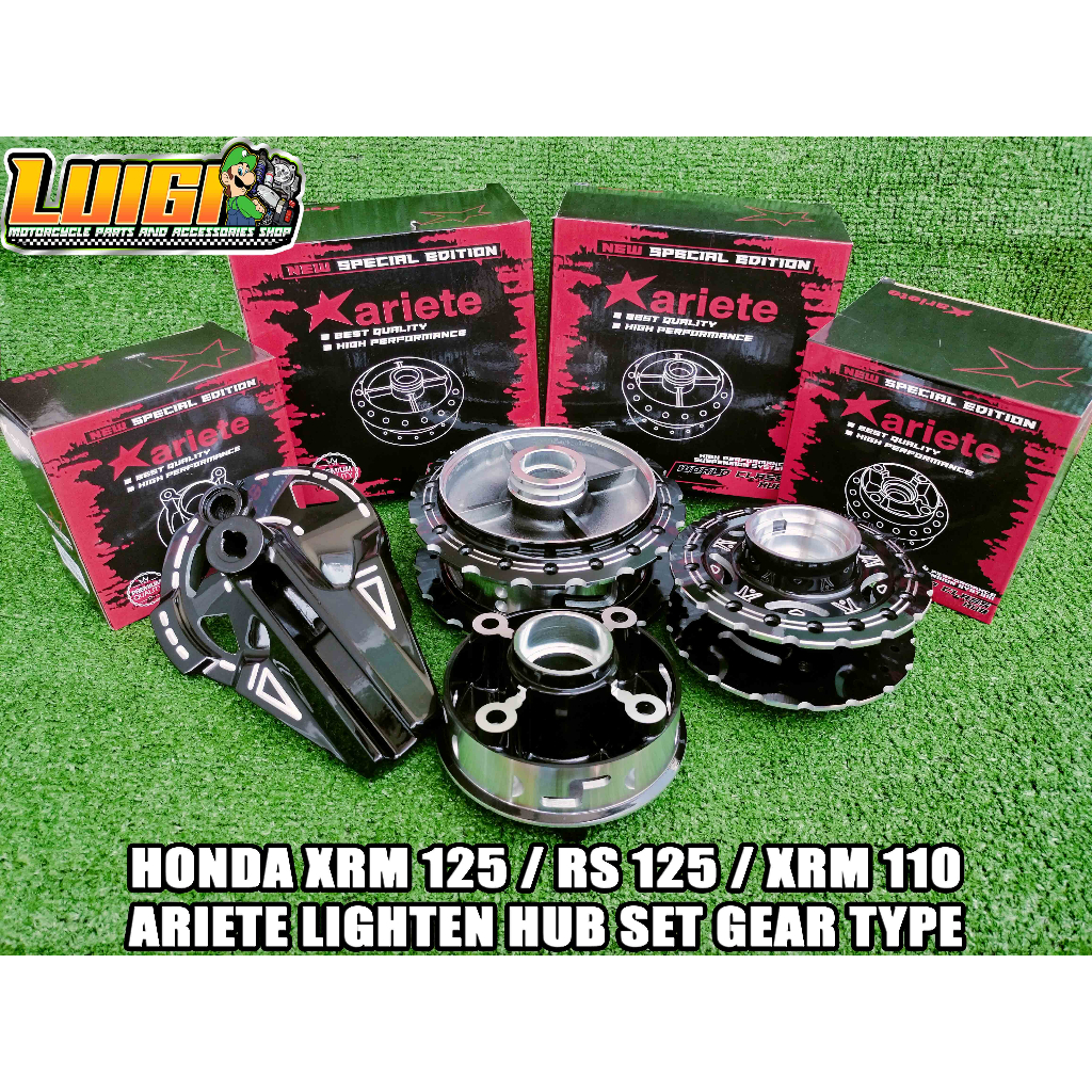ARIETE HONDA XRM 125 / RS 125 / XRM 110 LIGHTEN HUB SET GEAR TYPE ...