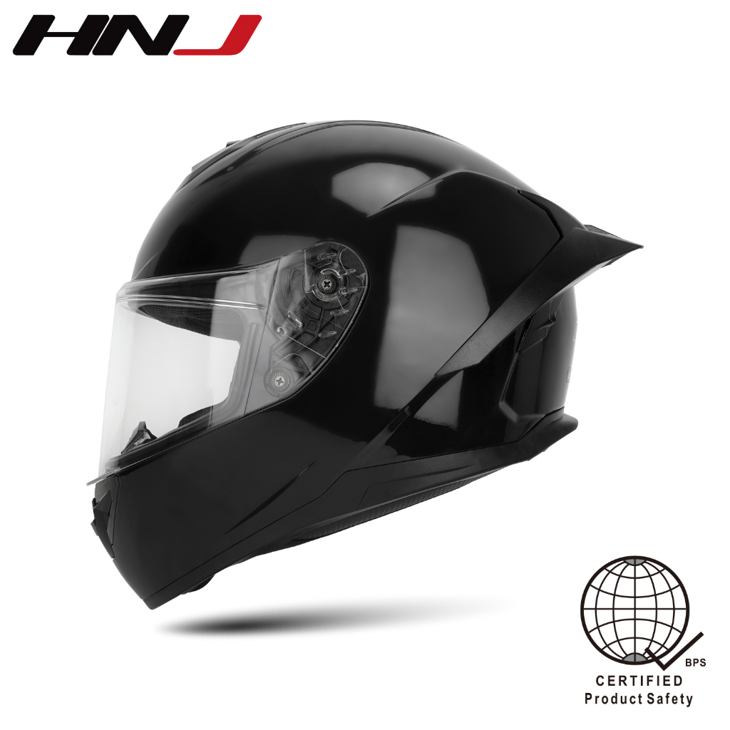 HNJ FF007 Pro Full face helmet for motorcycle (SINGLE VISOR) | Shopee ...